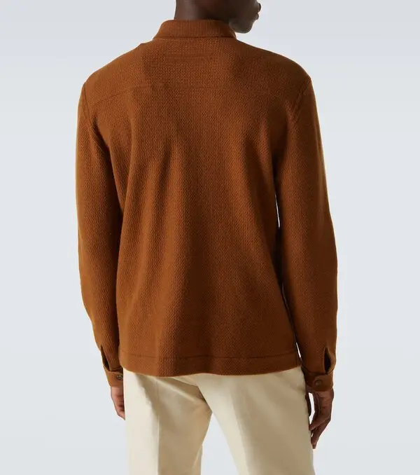 Zegna Ribbed-knit Cashmere Cardigan