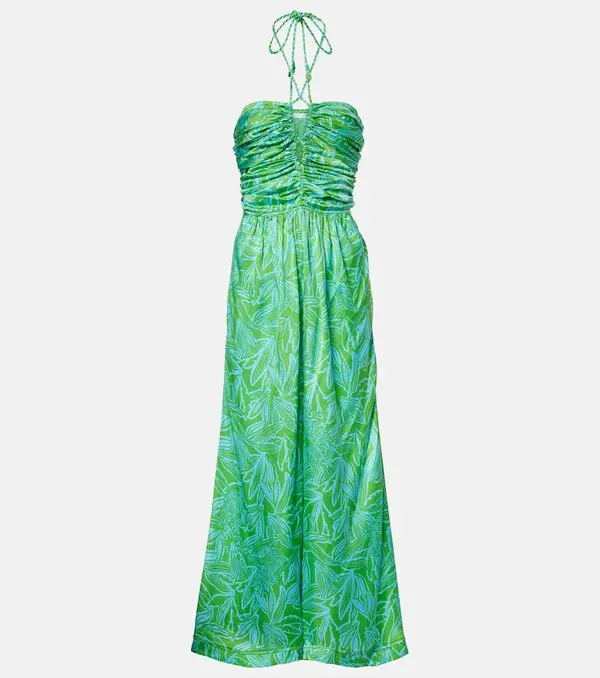 Poupette St Barth Claudia Printed Jumpsuit - Blue
