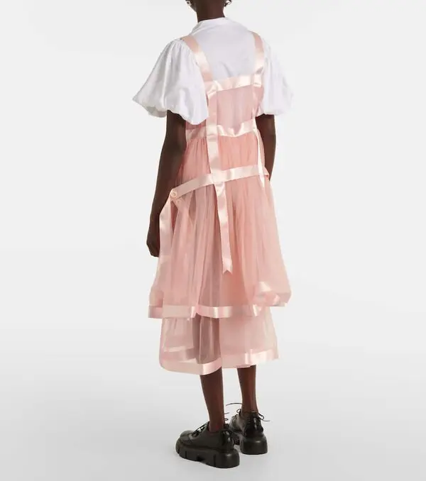 Noir Kei Ninomiya Tulle Midi Dress