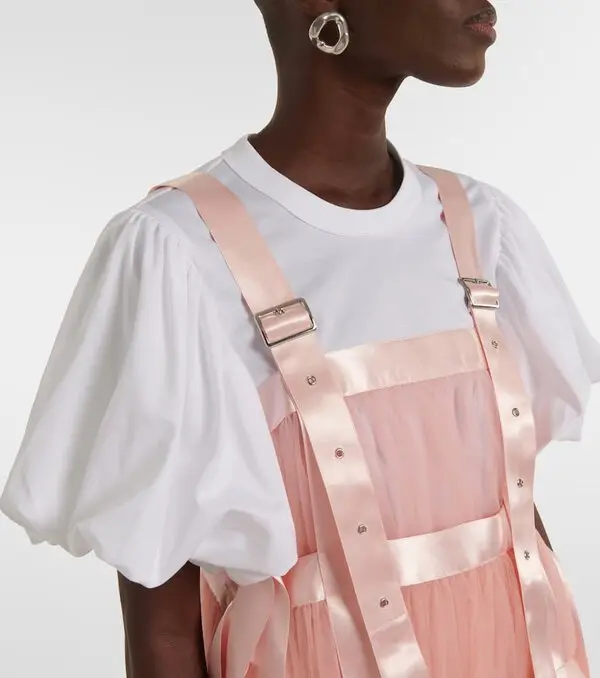 Noir Kei Ninomiya Tulle Midi Dress