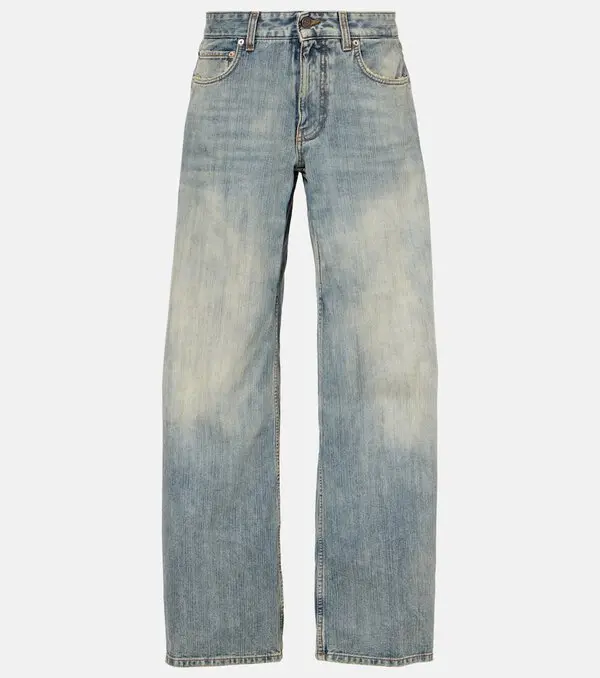 Balenciaga Mid-rise Wide-leg Jeans