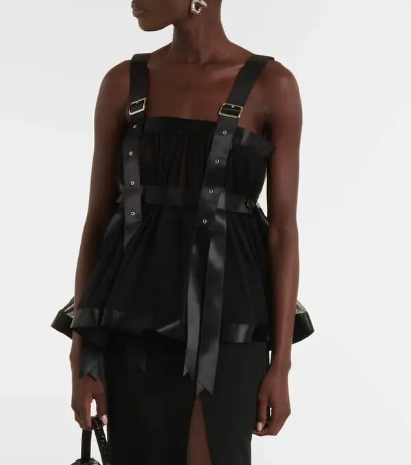 Noir Kei Ninomiya Tulle Top
