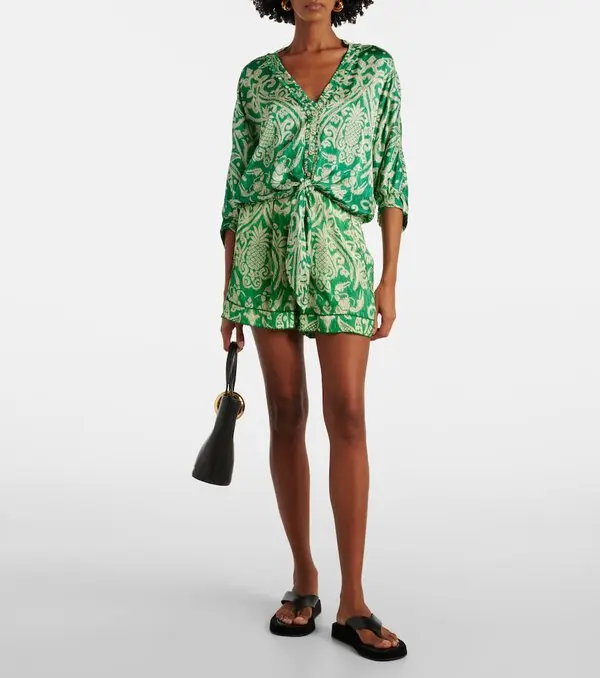 Poupette St Barth Lulu Printed Shorts