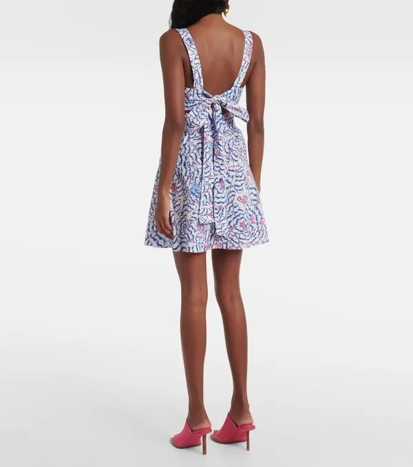 Poupette St Barth Coco Printed Mini Dress