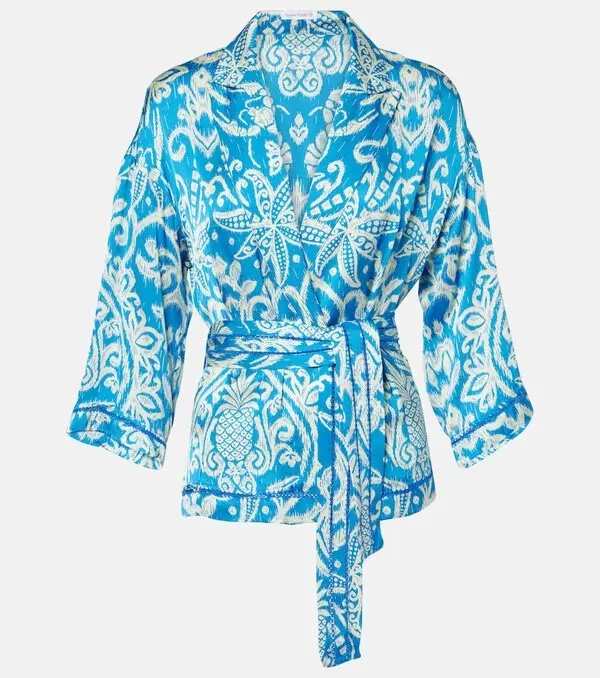 Poupette St Barth Clea Printed Jacket
