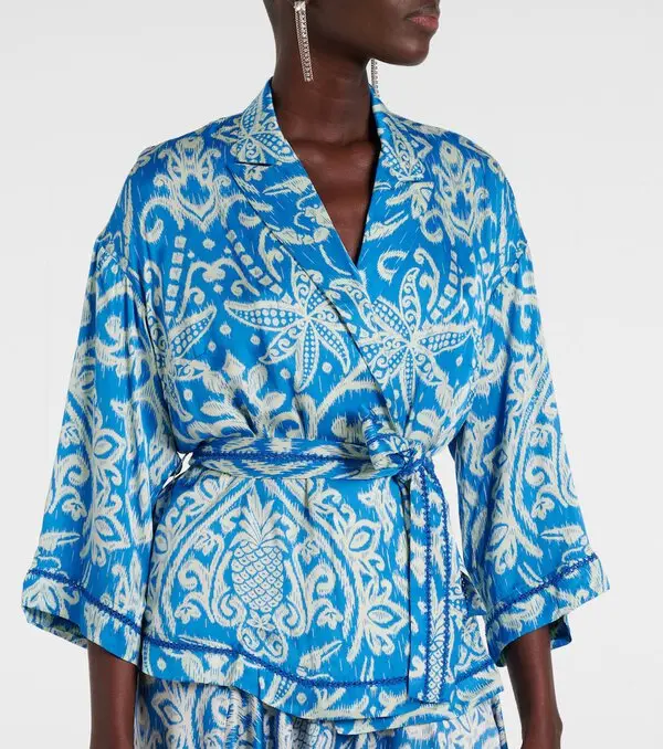 Poupette St Barth Clea Printed Jacket