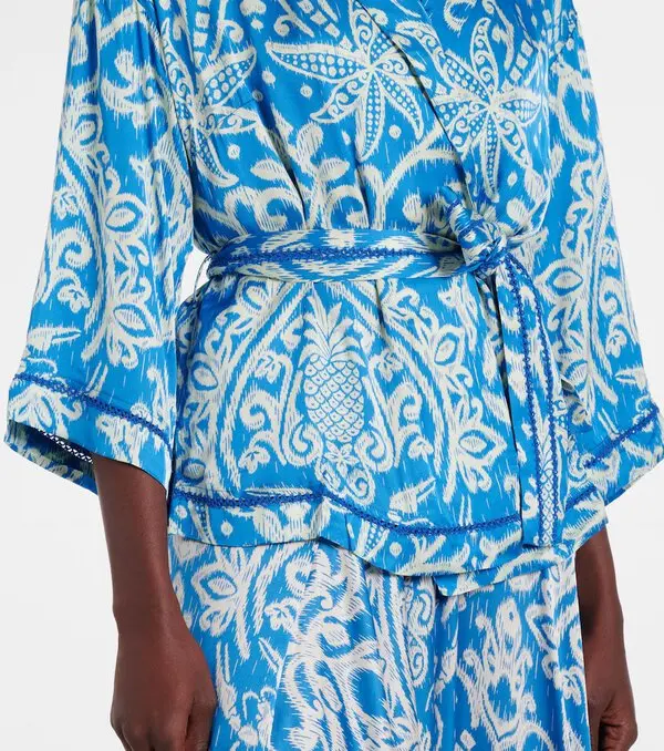 Poupette St Barth Clea Printed Jacket