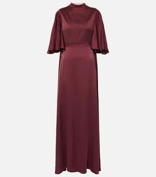 ROKSANDA Kalydria Caped Gown