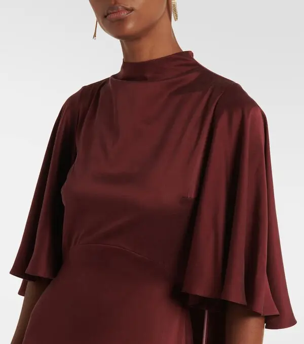 ROKSANDA Kalydria Caped Gown