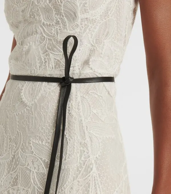Oscar De La Renta Lace Gown