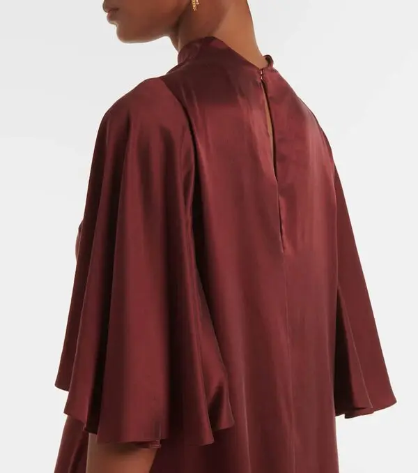 ROKSANDA Kalydria Caped Silk Gown