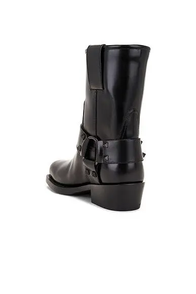 Valentino Garavani Rockstud Biker Boots