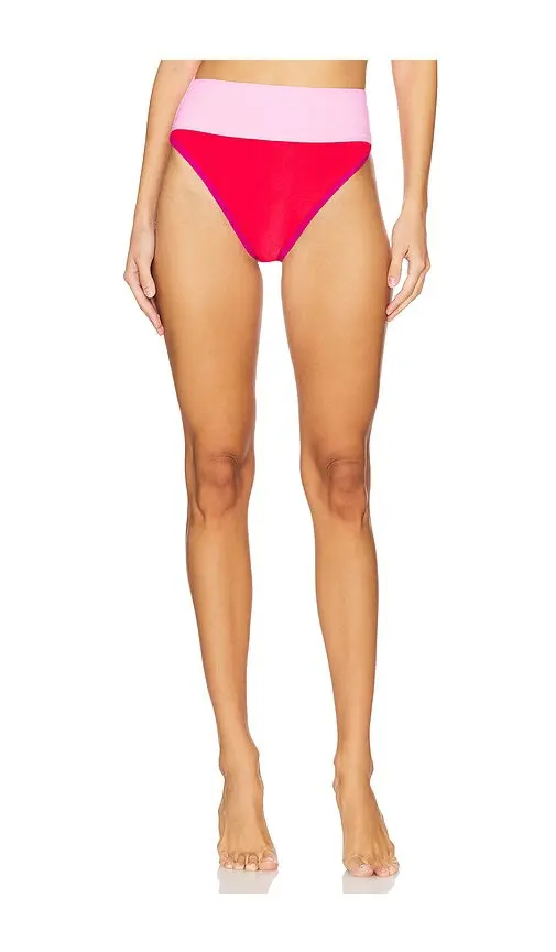 Beach Riot Emmy High Waisted Bikini Bottom - Gumdrop Colorblock