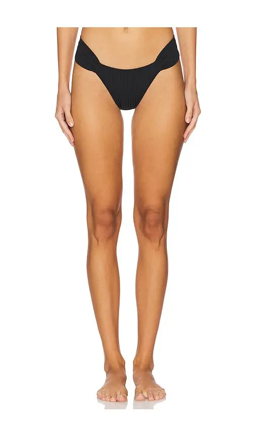 L*Space Eco Ocean Rib Dolce Bottom - Black
