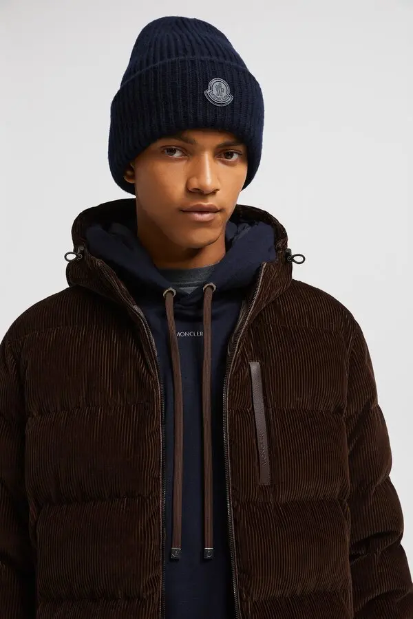 Moncler Vederna Hooded Corduroy Down Jacket - Brown | Editorialist