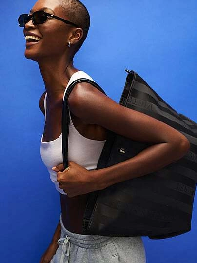 Victoria's Secret Large Tote Bag - Black