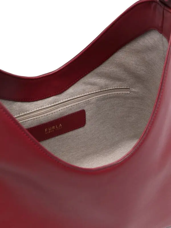 Furla Logo-stamp Shoulder Bag - Red | Editorialist