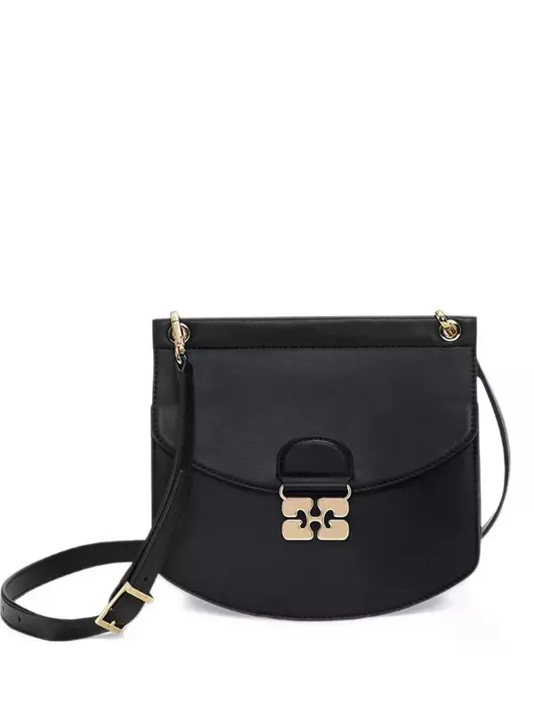 GANNI Small Crossbody Bag - Black