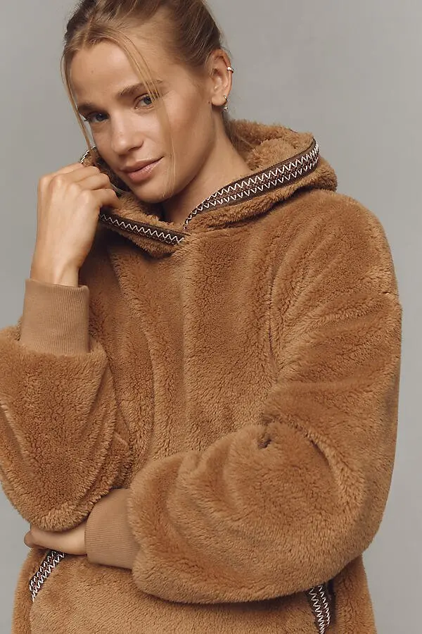 Ugg Fluff Overd Hoodie - Brown | Editorialist