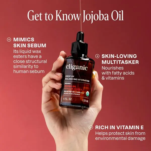 CLIGANIC Organic Jojoba Oil - No Color
