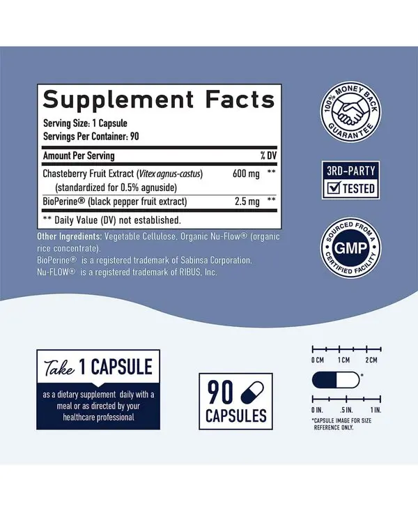 SMNUTRITION Vitex 600mg Capsules
