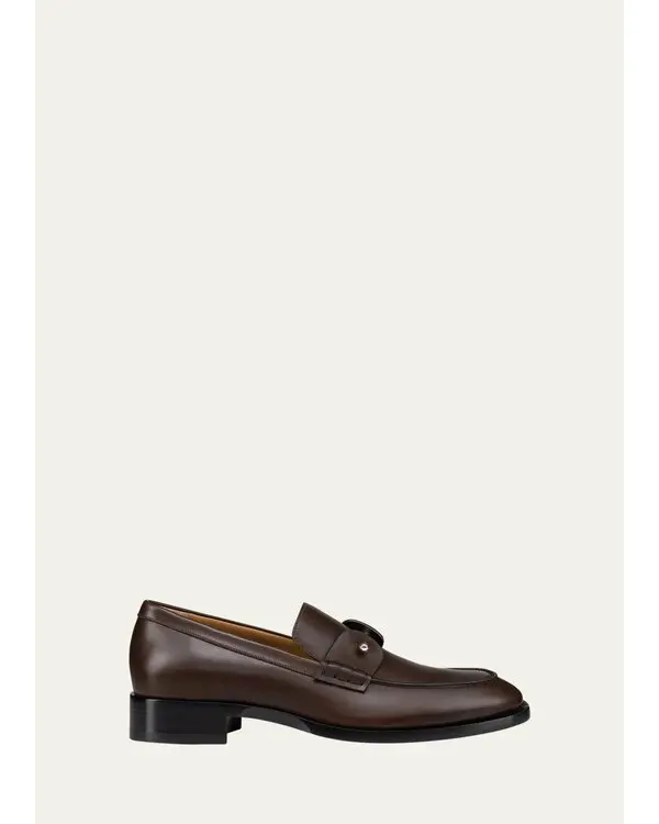 CHRISTIAN LOUBOUTIN Chambelimoc Loafers - Brown