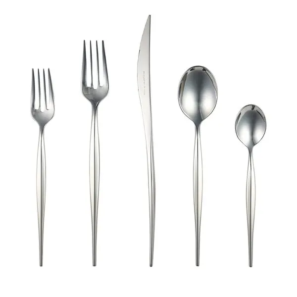VIETRI Natura 5 Piece Place Setting - Silver