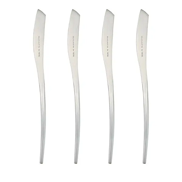 VIETRI Natura Satin Finish Spreaders, Set Of 4 - Silver
