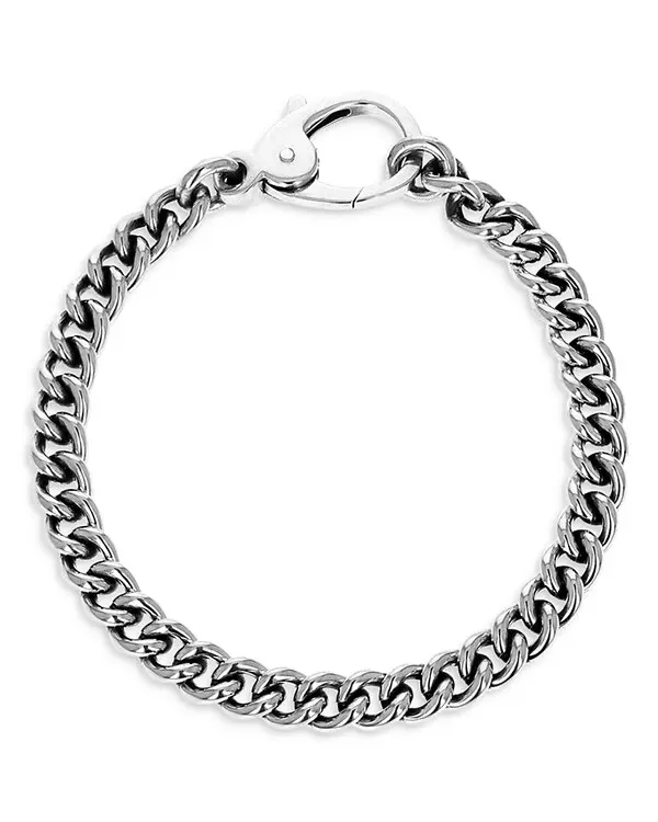 KING BABY STUDIO Sterling Curb Link Bracelet - Silver
