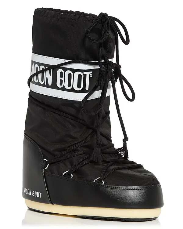 Moon Boot Icon Nylon Cold Weather Boots - Black