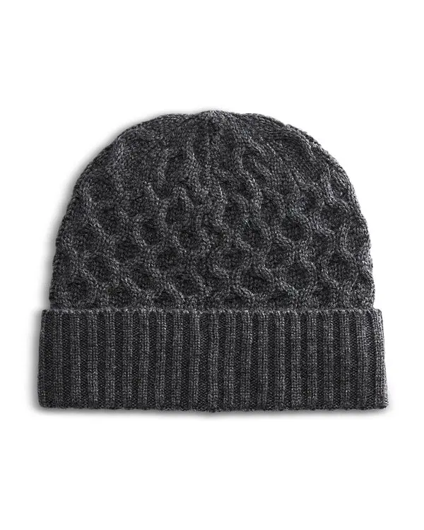 Bloomingdale'S Wool & Cashmere Cable Knit Beanie