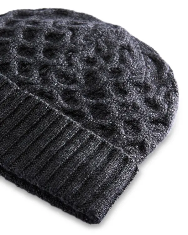 Bloomingdale'S Wool & Cashmere Cable Knit Beanie