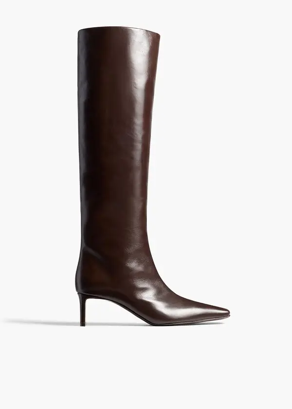 Khaite Ona Knee-high Boots - Chocolate