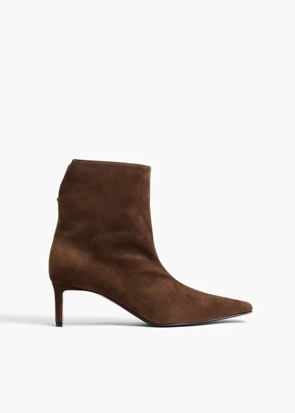Khaite Ona Ankle Boots - Ebano