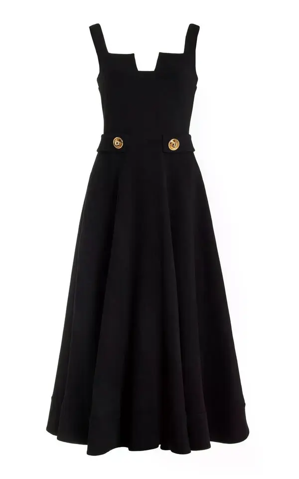 Alexis Fiore Wool Midi Dress