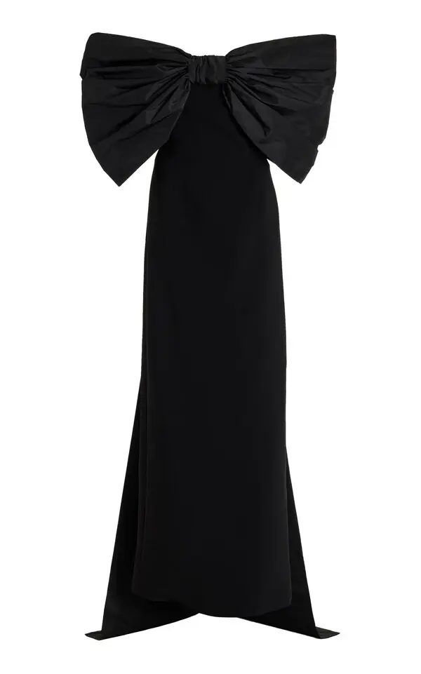 Ila Exclusive Saint Crepe Gown - Black
