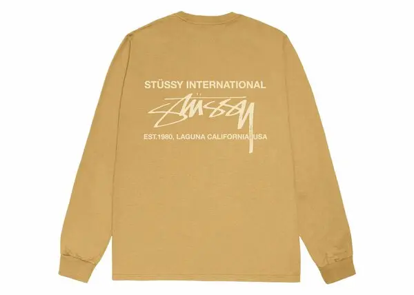 StÜssy Smooth International Long Sleeve Tee Shirt