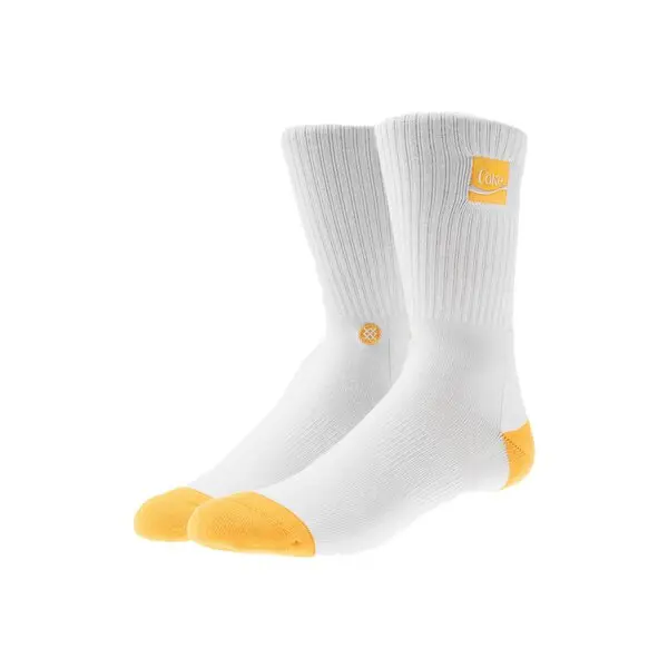 Kith X Cocacola X Stance Crew Sock - White/yellow