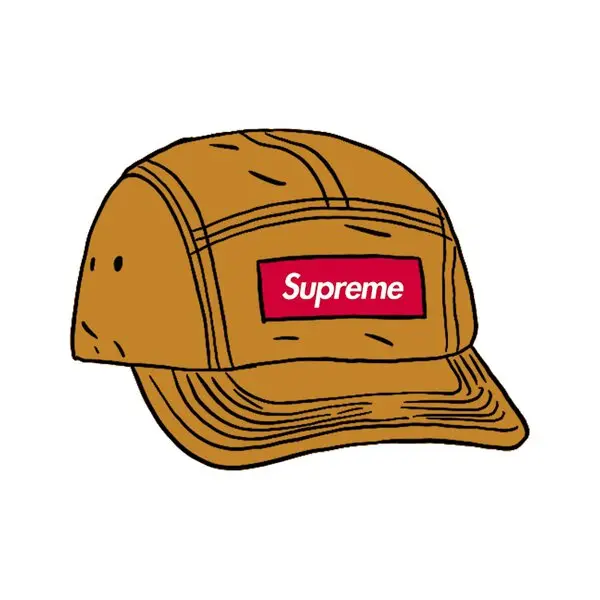 Supreme Mesh Seersucker Camp Cap - Tan