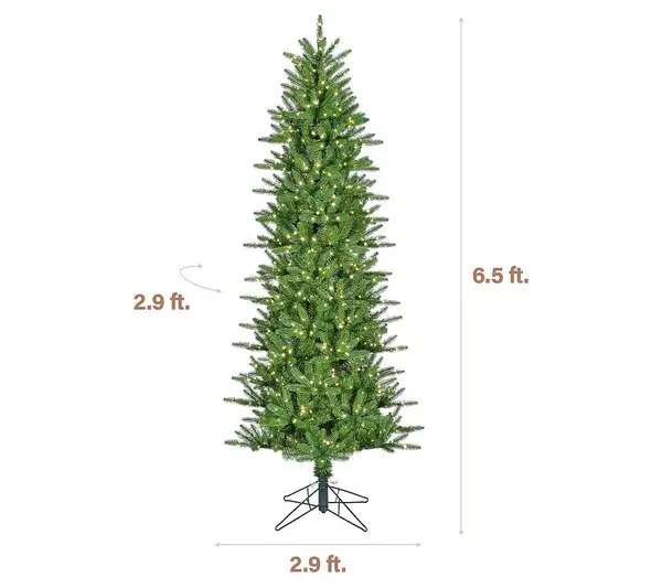 FRASER HILL FARM 6.5-ft. Carmel Pine Artificialchristmas Tree