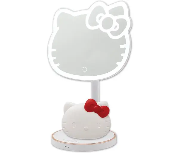 IMPRESSIONS Hello Kitty Led Makeup Mirror + Wir Eless Compact