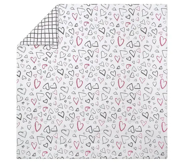 URBAN PLAYGROUND Roxy Hearts Reversible Twin/xl Comforter Set