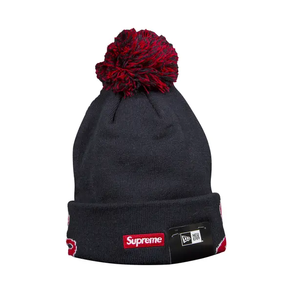 Supreme X New Era Script Cuff Beanie - Blue