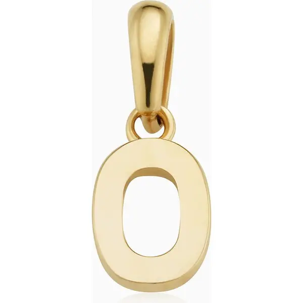 ORADINA 14k Gold My Number Charm Pendant - Number 2