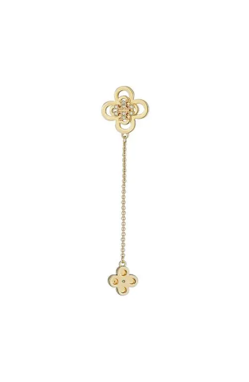 Tory Burch Kira Clover Front/back Drop Earrings