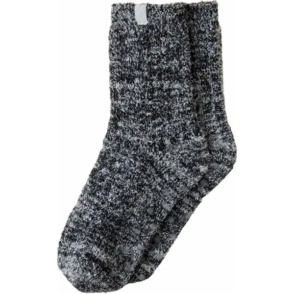 SOFTIES Marshmallow Crew Socks - Heather Black