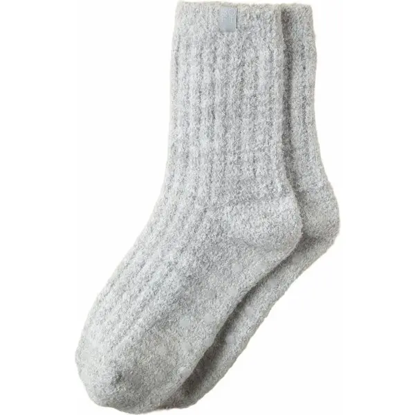 SOFTIES Marshmallow Crew Socks - Heather Grey