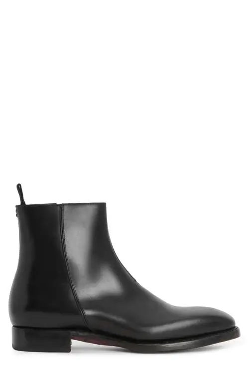 John Varvatos Regent Zip Ankle Boot - Black