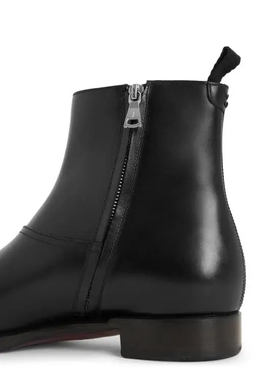 John Varvatos Regent Zip Ankle Boot - Black