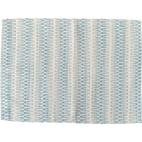 Anaya Summer Twist Indoor Outdoor Placemat - Aqua Blue